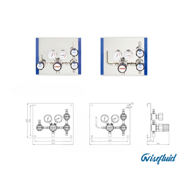 Single-Sided Gas Control Panels - Wisefluid