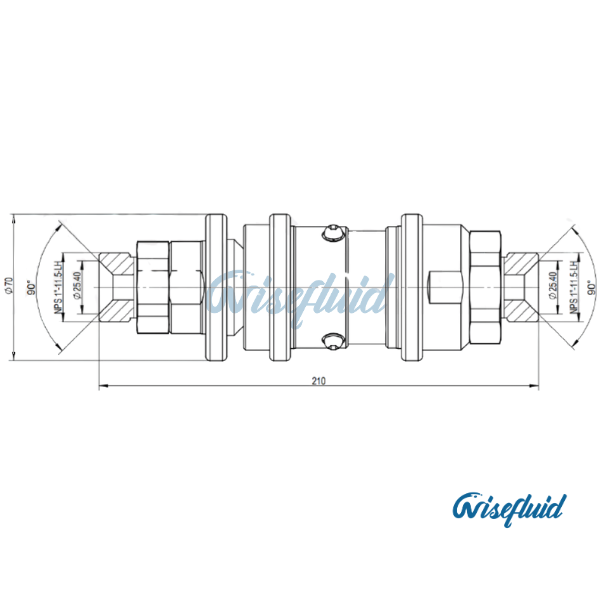 T135 Hydrogen Breakaway Valves - Wisefluid
